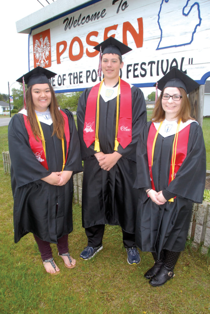 Posen’s Class of 2017 ready to receive diplomas | Presque Isle County ...