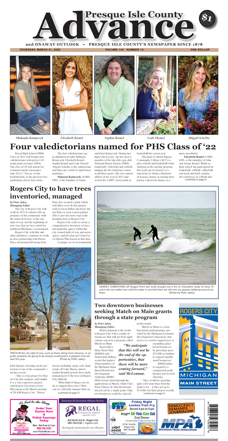 Presque Isle County Advance