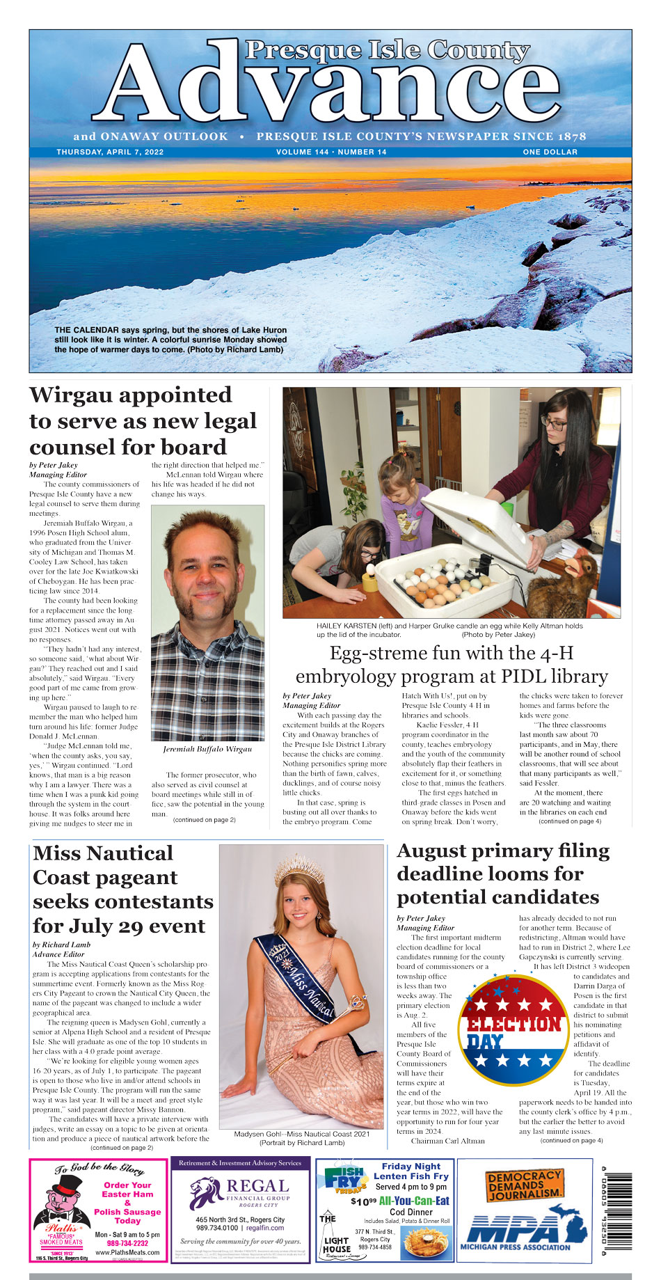 A look back at the news covered by the Advance in 2021–part 1 | Presque ...