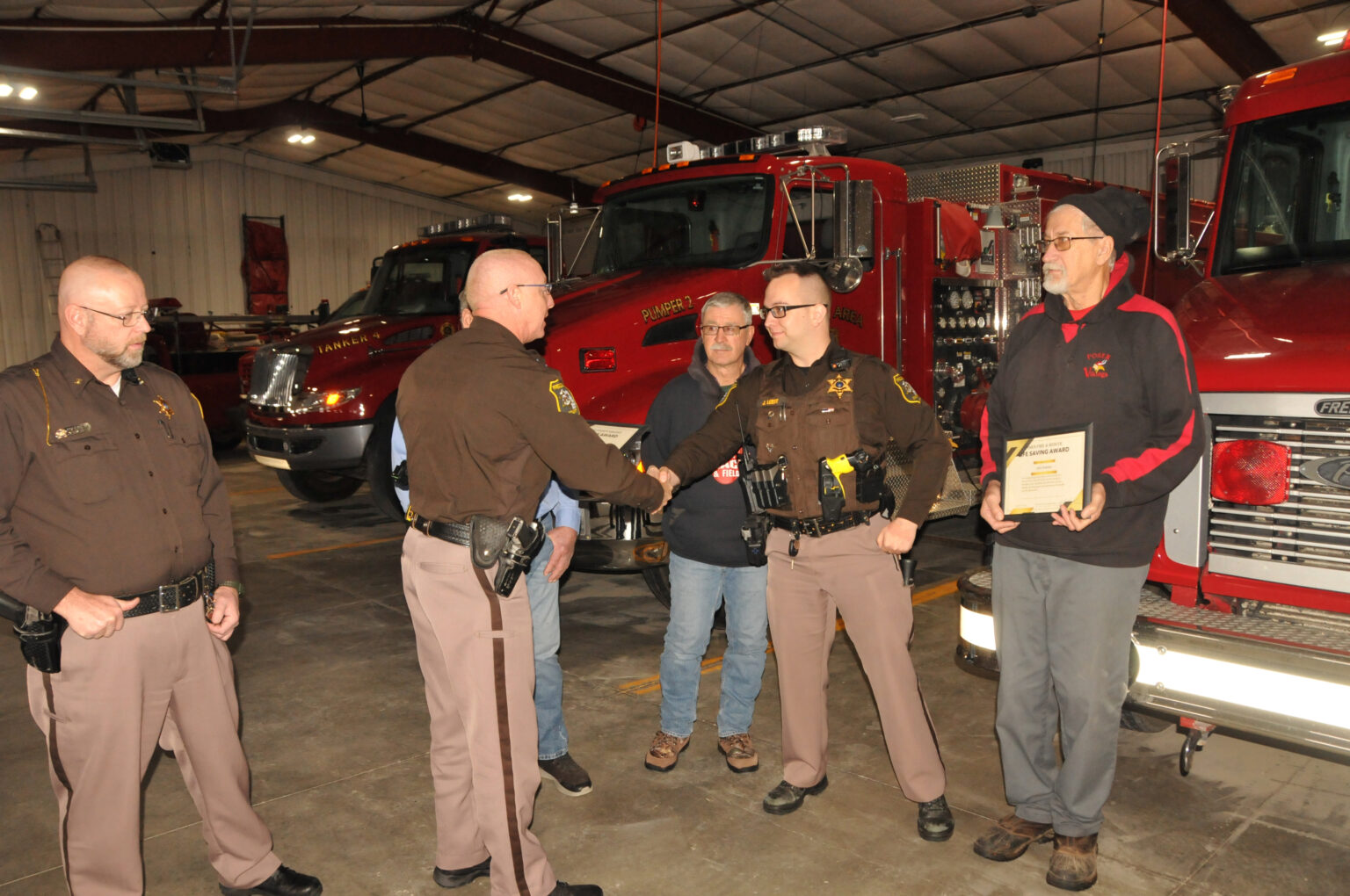 Quick actions save life of Posen man, awards presented | Presque Isle ...