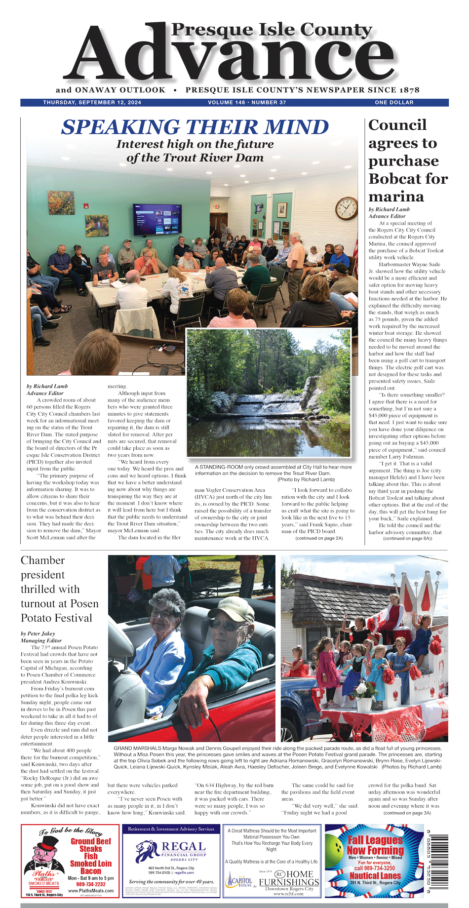 4514-FRONT-page-Outlook | Presque Isle County Advance, Onaway Outlook